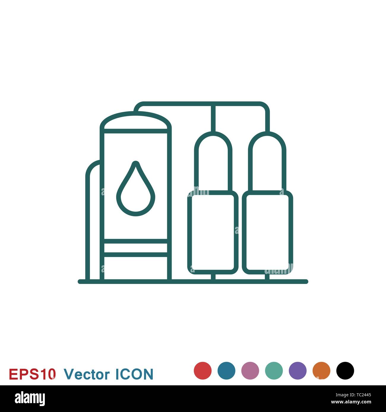 Oil storage tank icon logo, vector sign symbol for design Stock Vector ...