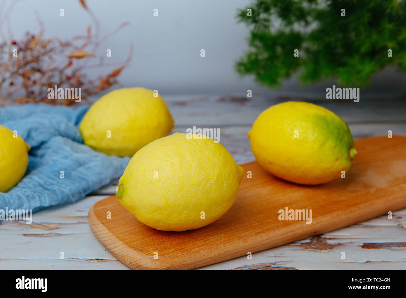 Fresh fruit, yellow lemon Stock Photo - Alamy