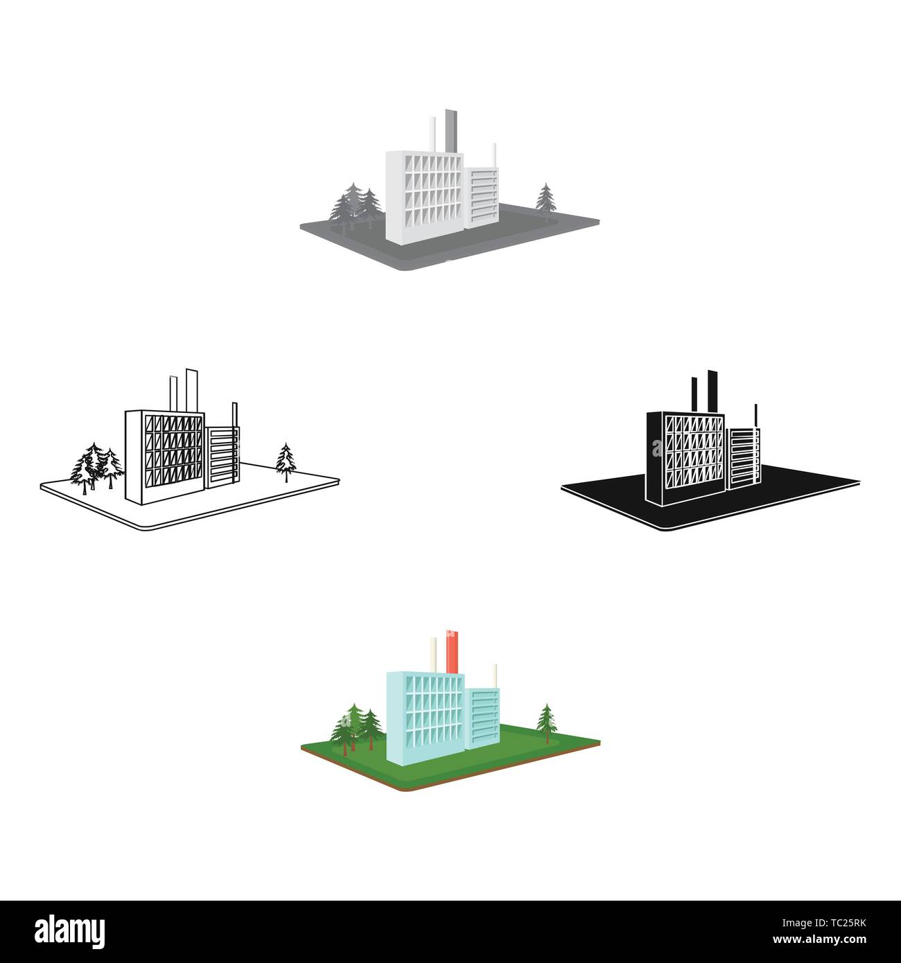 Furnace structures Stock Vector Images - Alamy