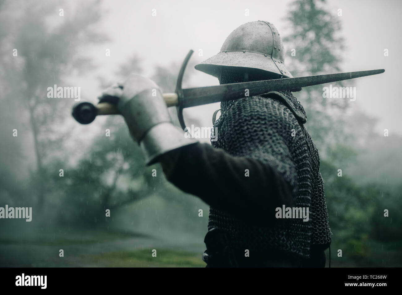 Knight stands hi-res stock photography and images - Alamy