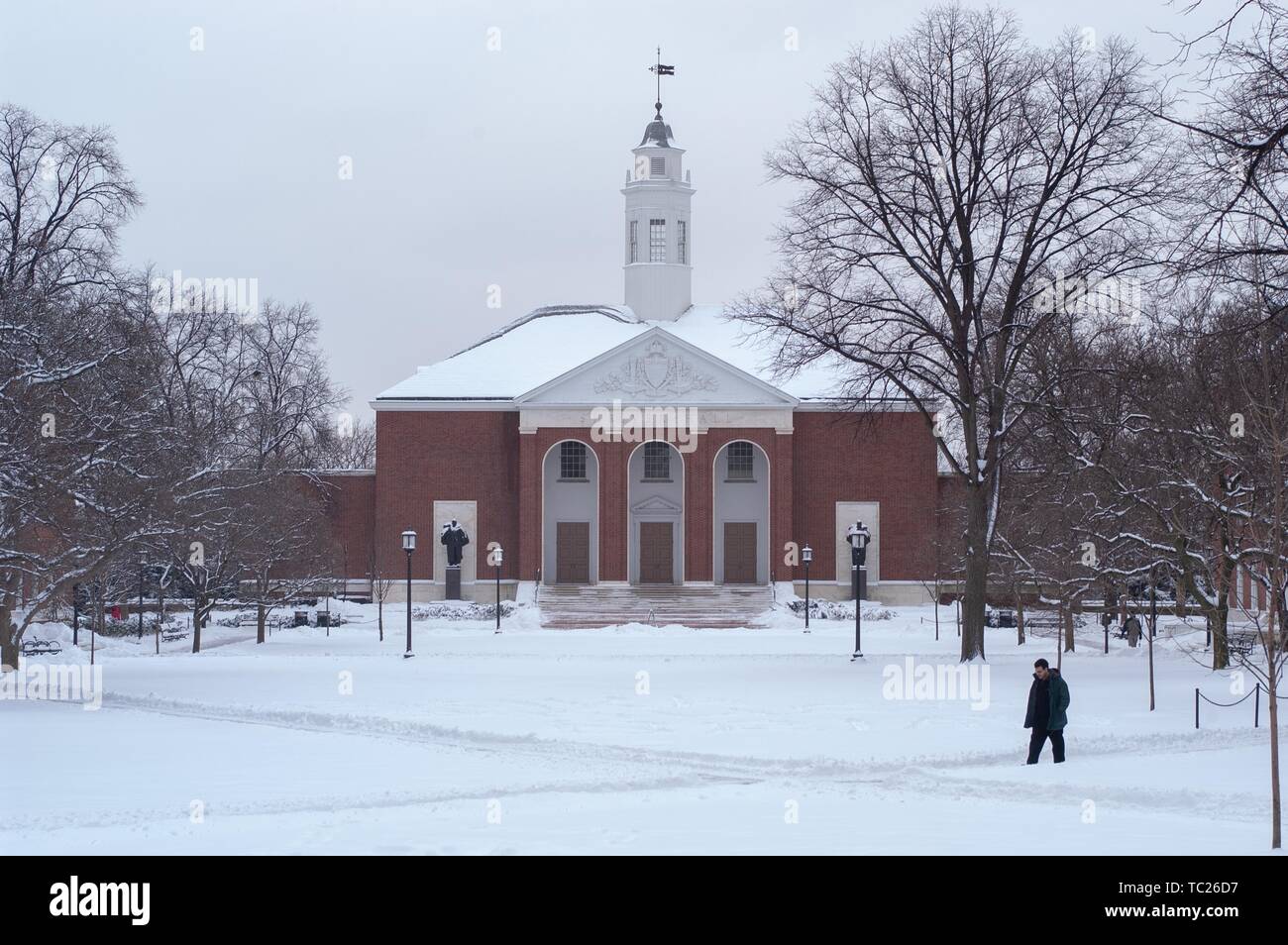 University Of Kentucky Campus Snow