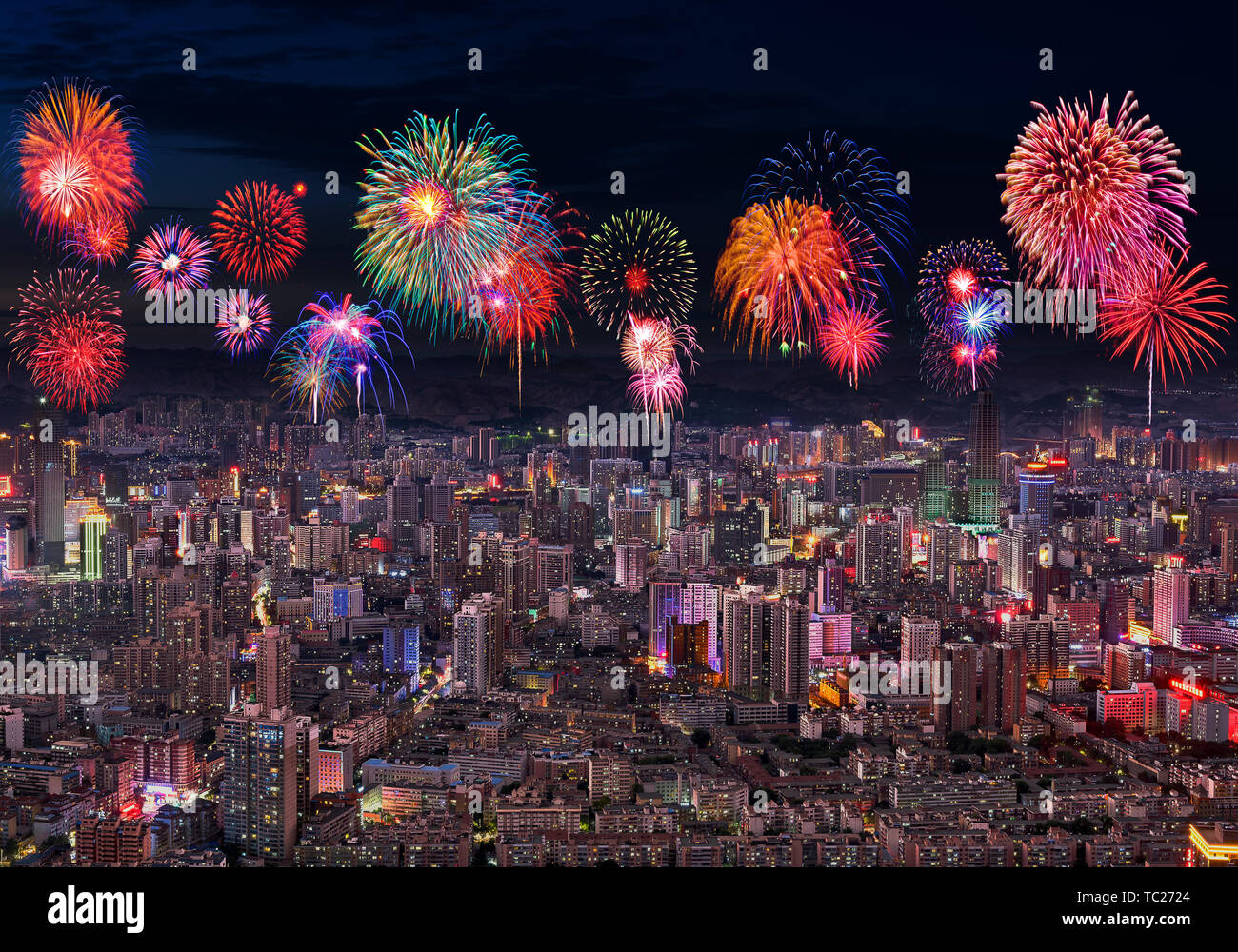 Golden City has no night Stock Photo - Alamy