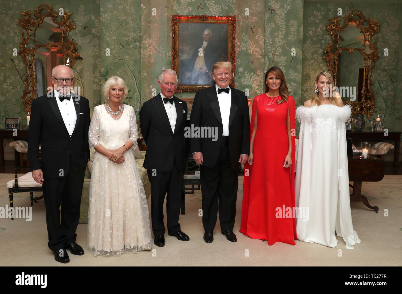 The Prince of Wales and the Duchess of Cornwall with US President ...