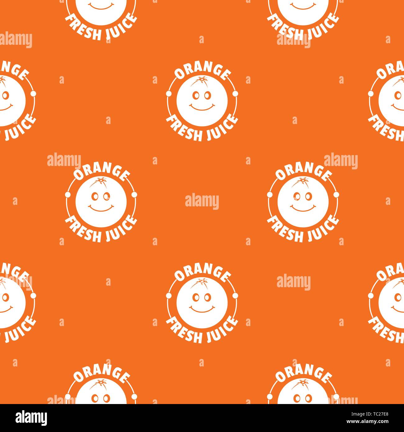 Orange juice pattern vector orange Stock Vector Image & Art - Alamy