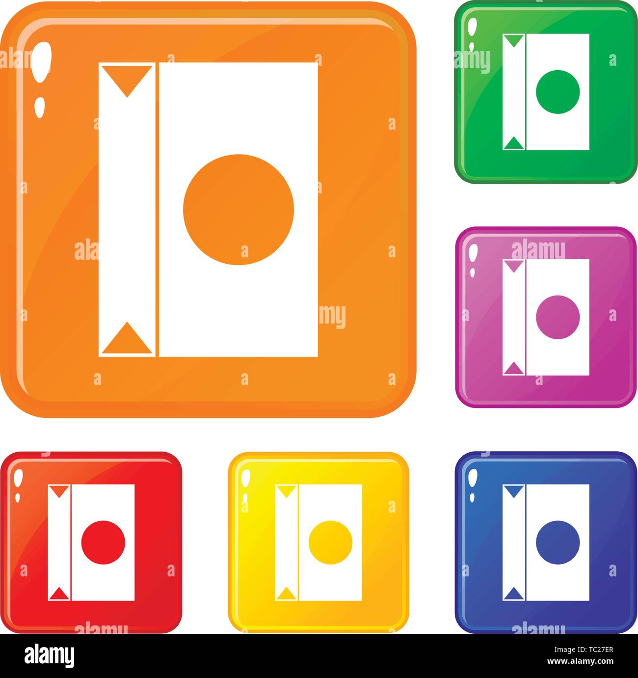 Big package icons set vector color Stock Vector Image & Art - Alamy