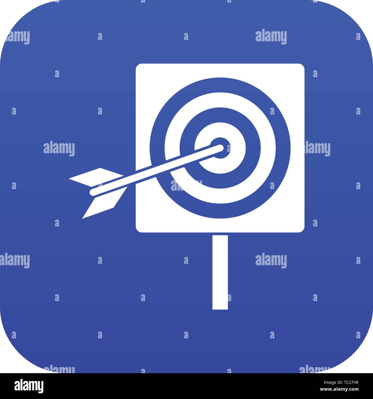 Darts icon digital blue Stock Vector Image & Art - Alamy