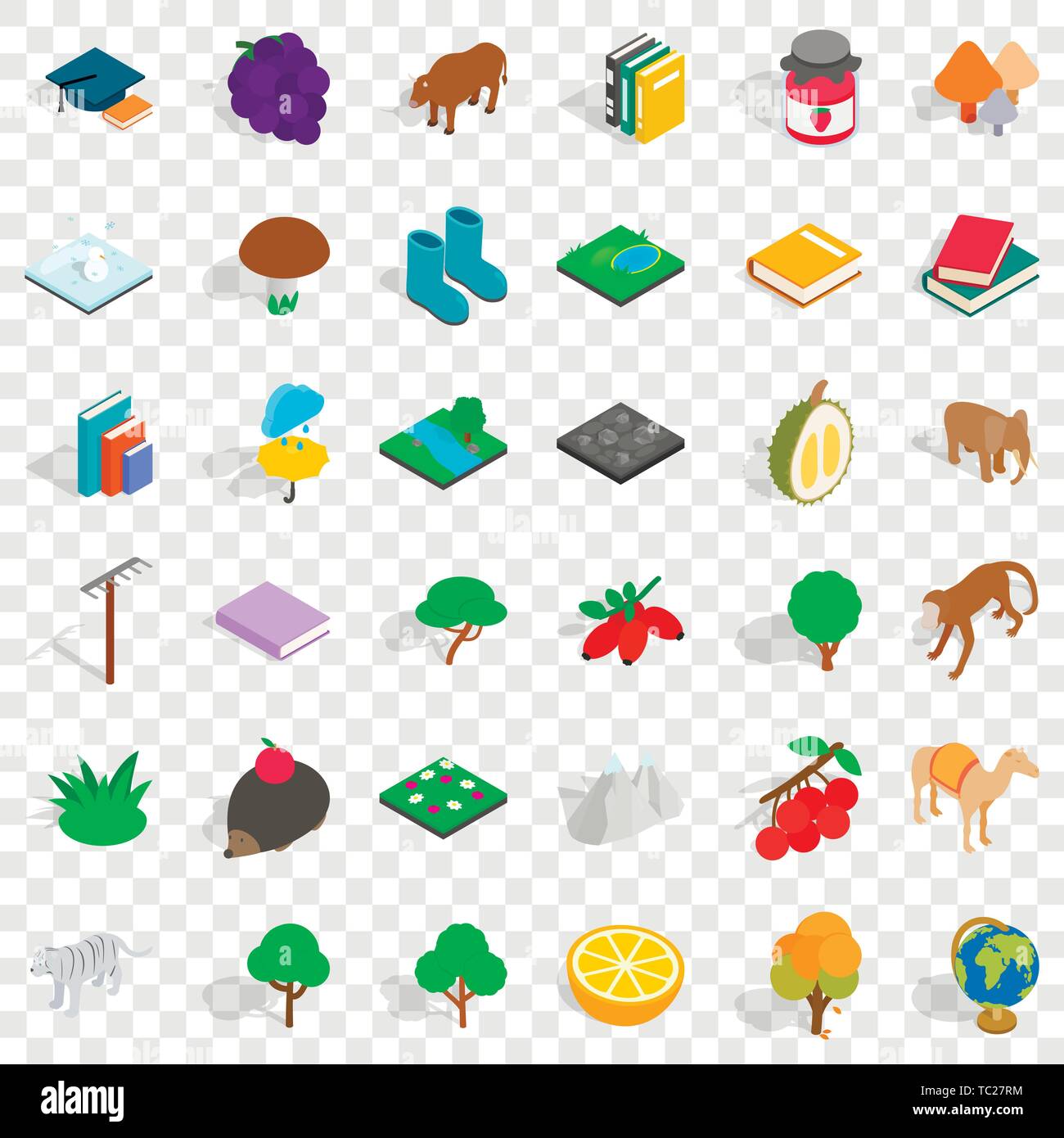 Hedgehog icons set, isometric style Stock Vector Image & Art - Alamy