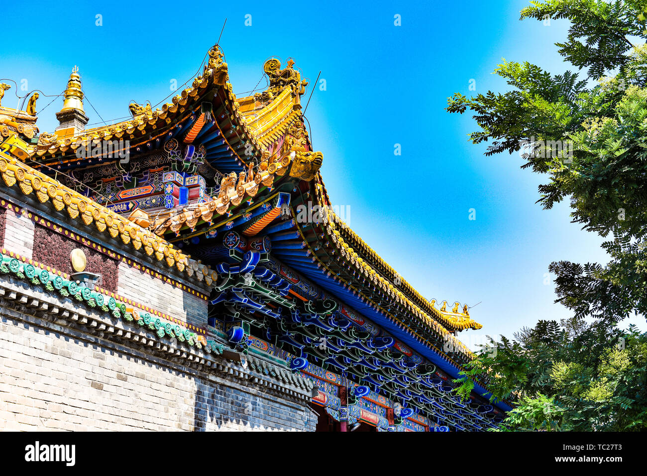 Hohhot, Inner Mongolia: Different Jokhang Temple Stock Photo - Alamy