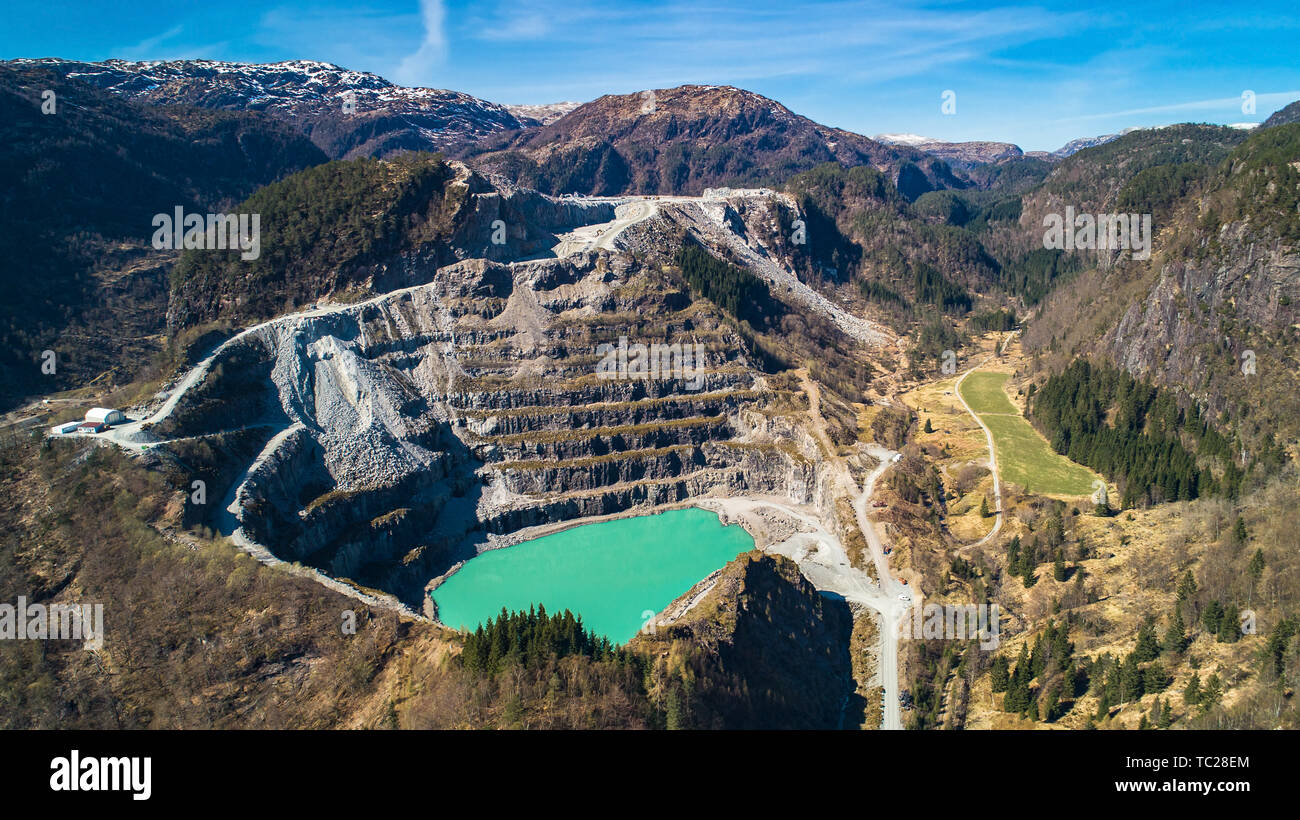 Open pit mine aerial hi-res stock photography and images - Alamy