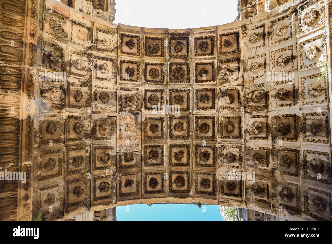 Antique architecture hadrians gate design hi-res stock photography and ...