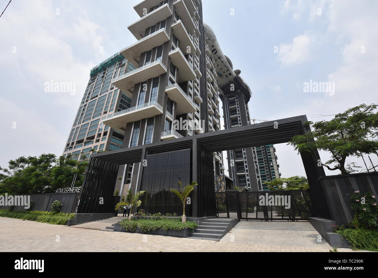 Forum Atmosphere entrance - a residential complex are under ...