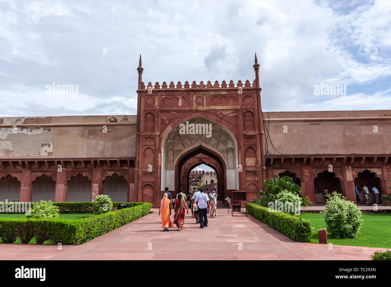 Gate to Jahangir's Hauz, Agra Fort, Agra, Uttar Pradesh, North India ...
