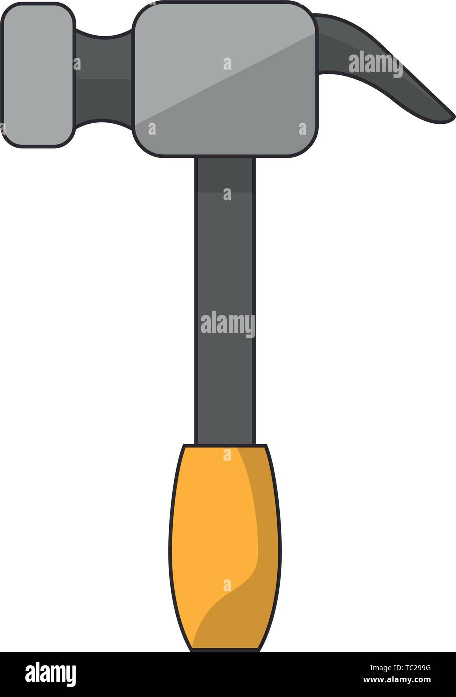 hammer tool icon cartoon isolated Stock Vector Image & Art - Alamy
