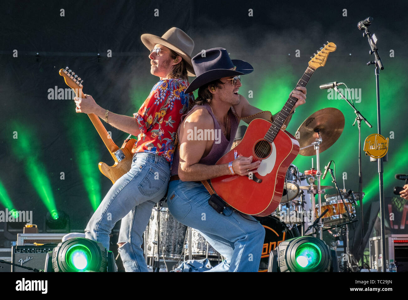 May 24, 2019 - Napa, California, U.S - JESS CARSON and MARK WYSTRACH of ...