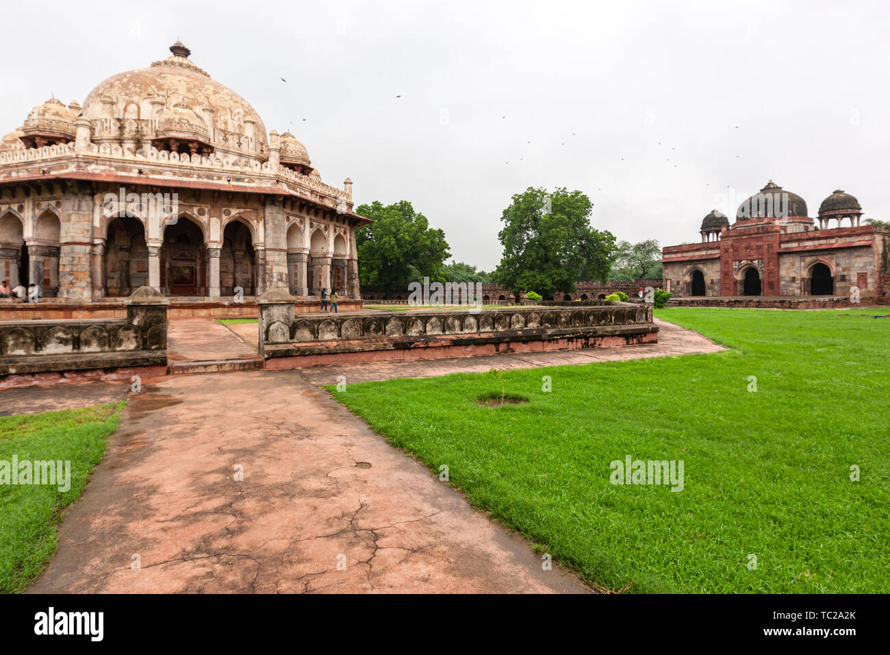 Isa Khan Niyazi's Tomb, Humayun's Tomb, Delhi, India Stock Photo - Alamy
