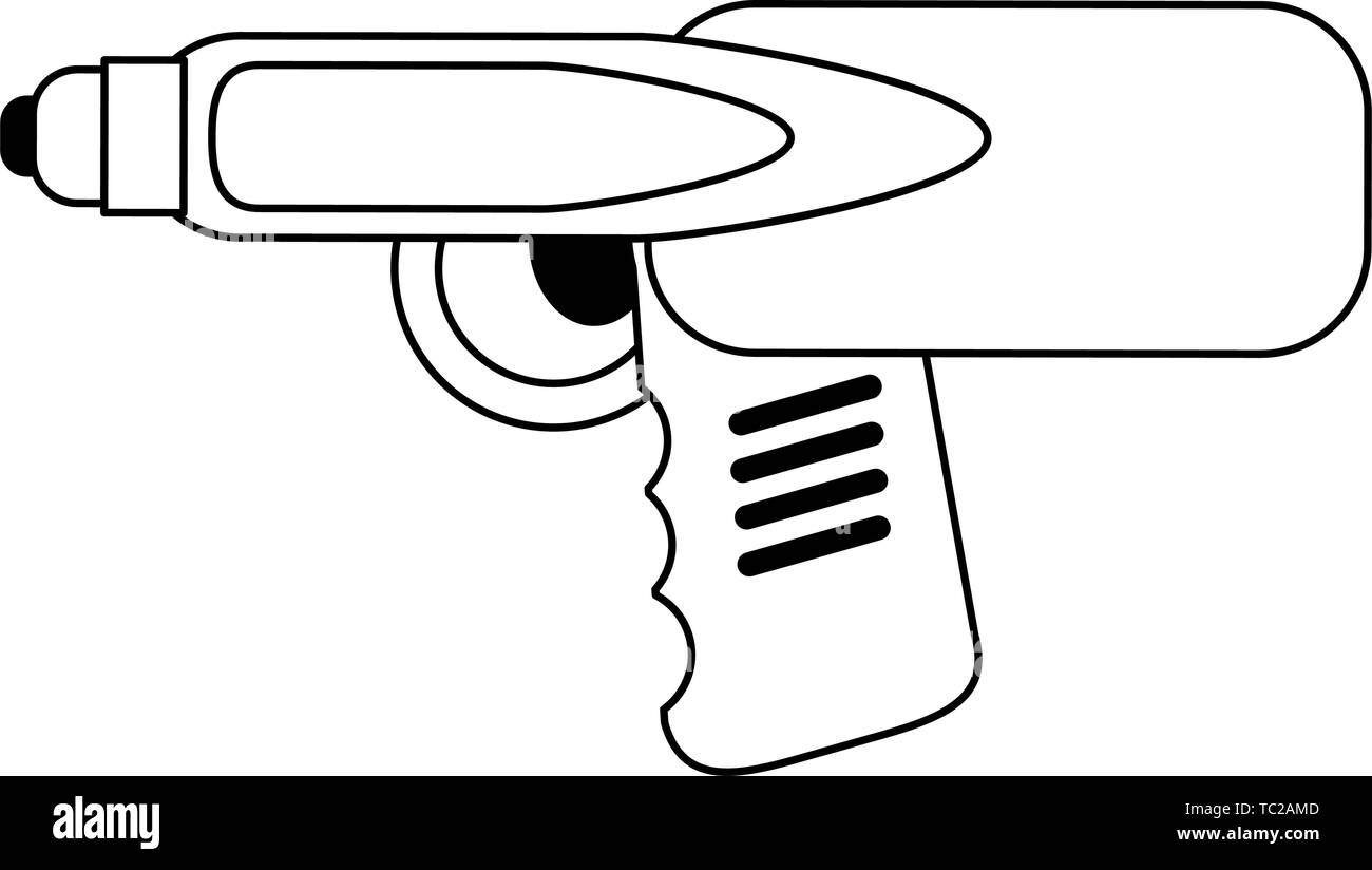 Laser gun alien Black and White Stock Photos & Images - Alamy