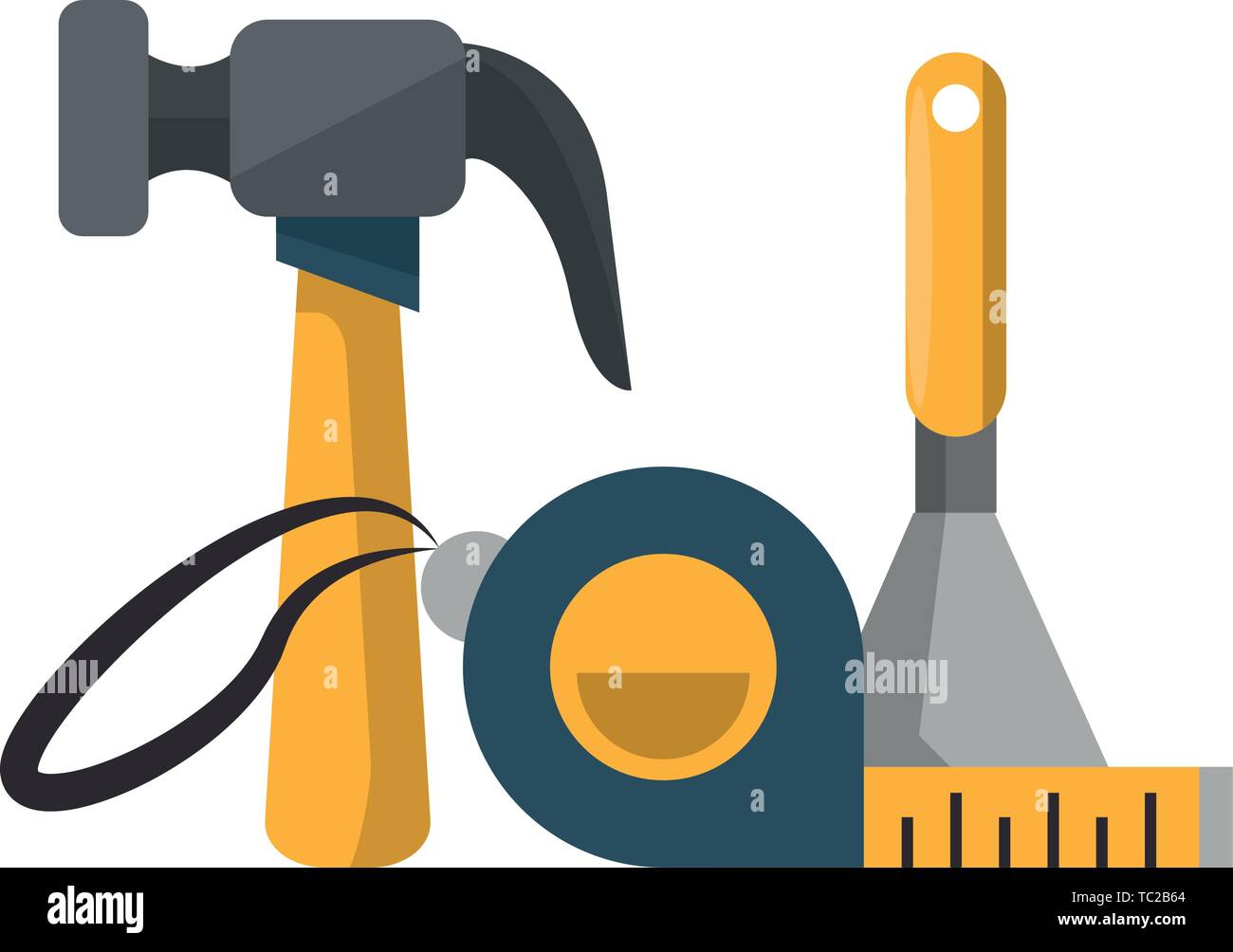 tools set collection workshop icons cartoon Stock Vector Image & Art ...