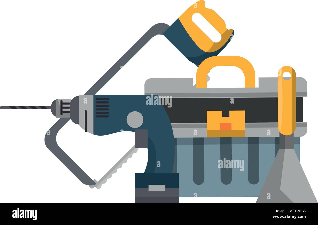 tools set collection workshop icons cartoon Stock Vector Image & Art ...