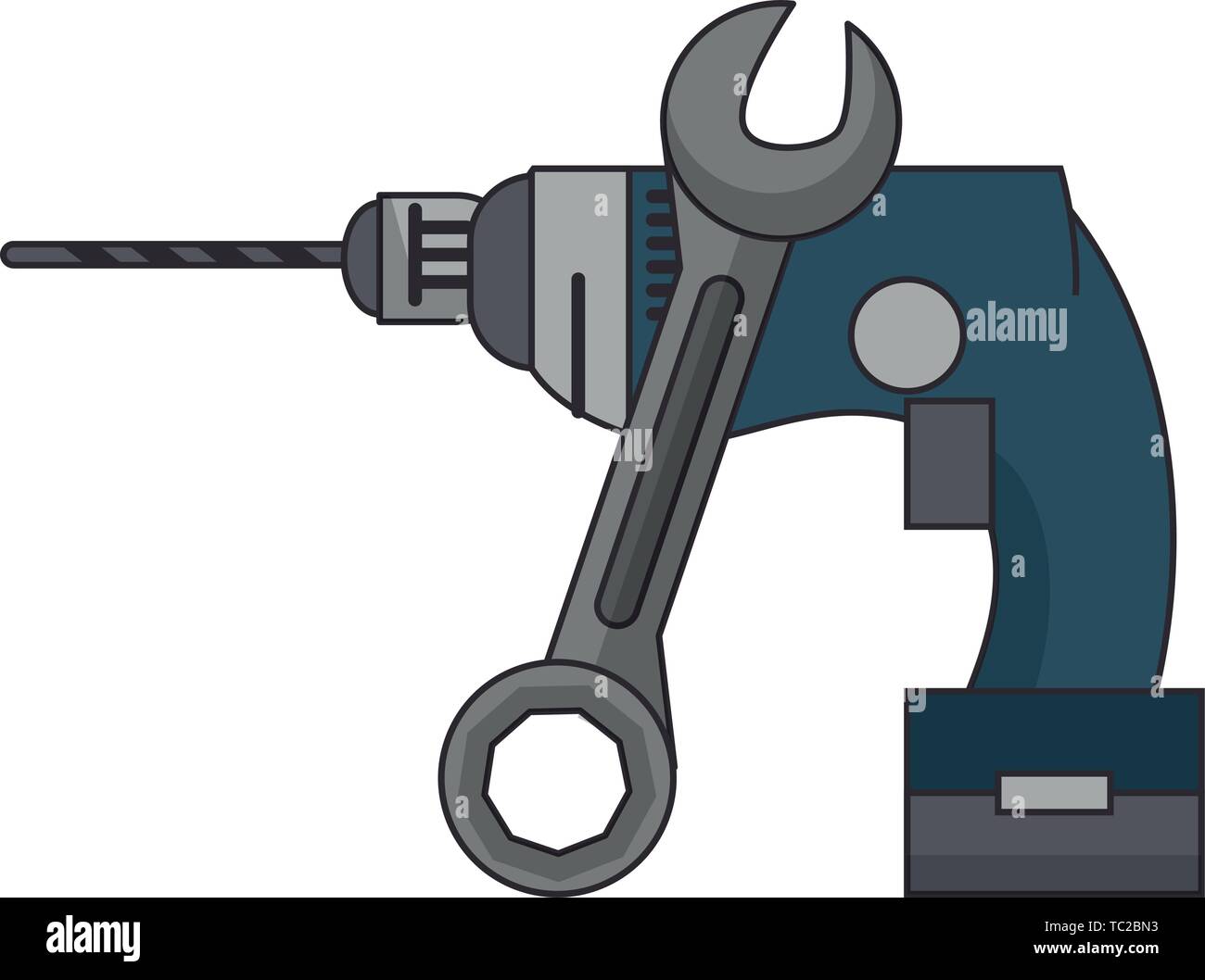 Cartoon Hardware Tools Collection High Resolution Stock Photography and ...