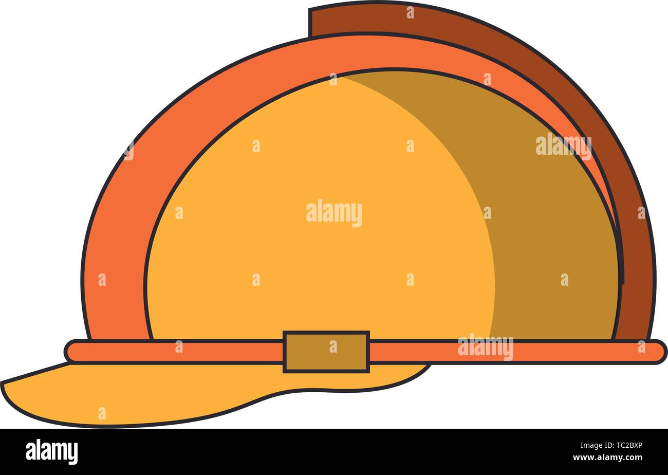 yellow helmet icon cartoon isolated Stock Vector Image & Art - Alamy