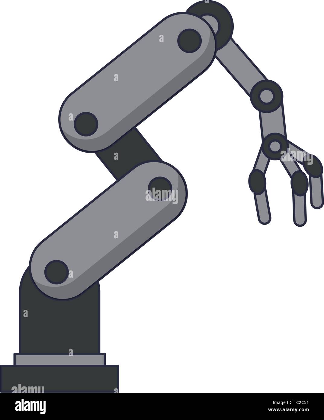 robotic arm icon cartoon isolated Stock Vector Image & Art - Alamy
