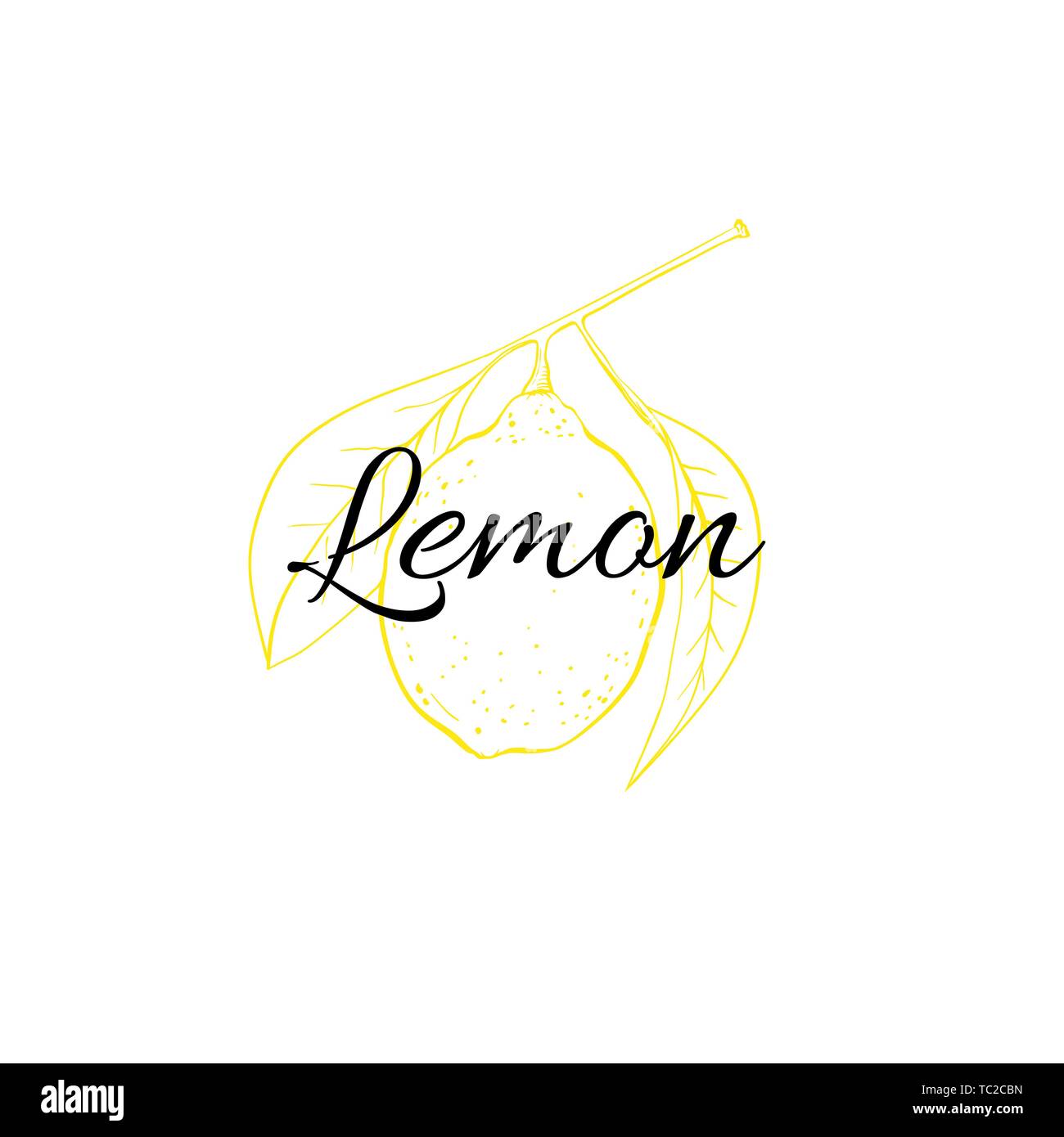 Yellow ink drawing Stock Vector Images - Alamy