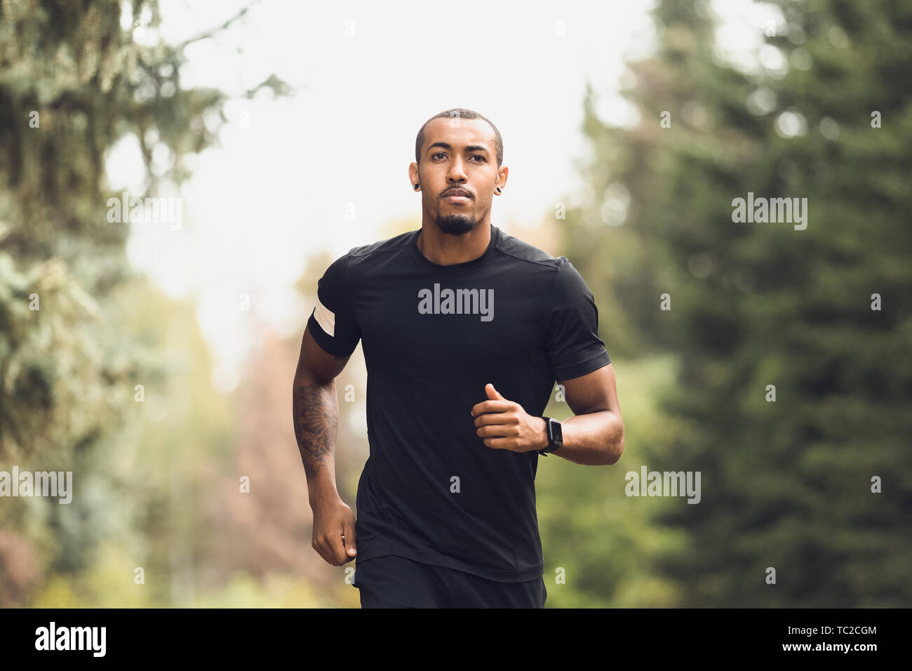 Adult male morning activity hi-res stock photography and images - Alamy