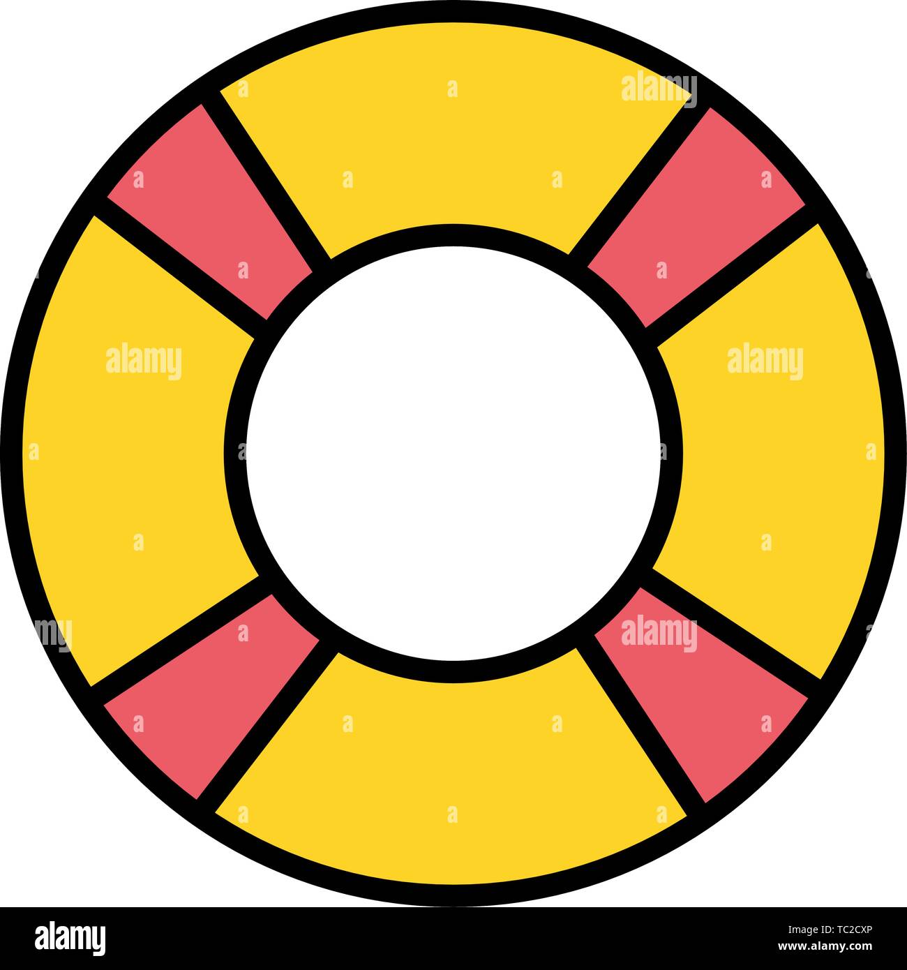 float lifeguard summer accessory icon vector illustration design Stock ...
