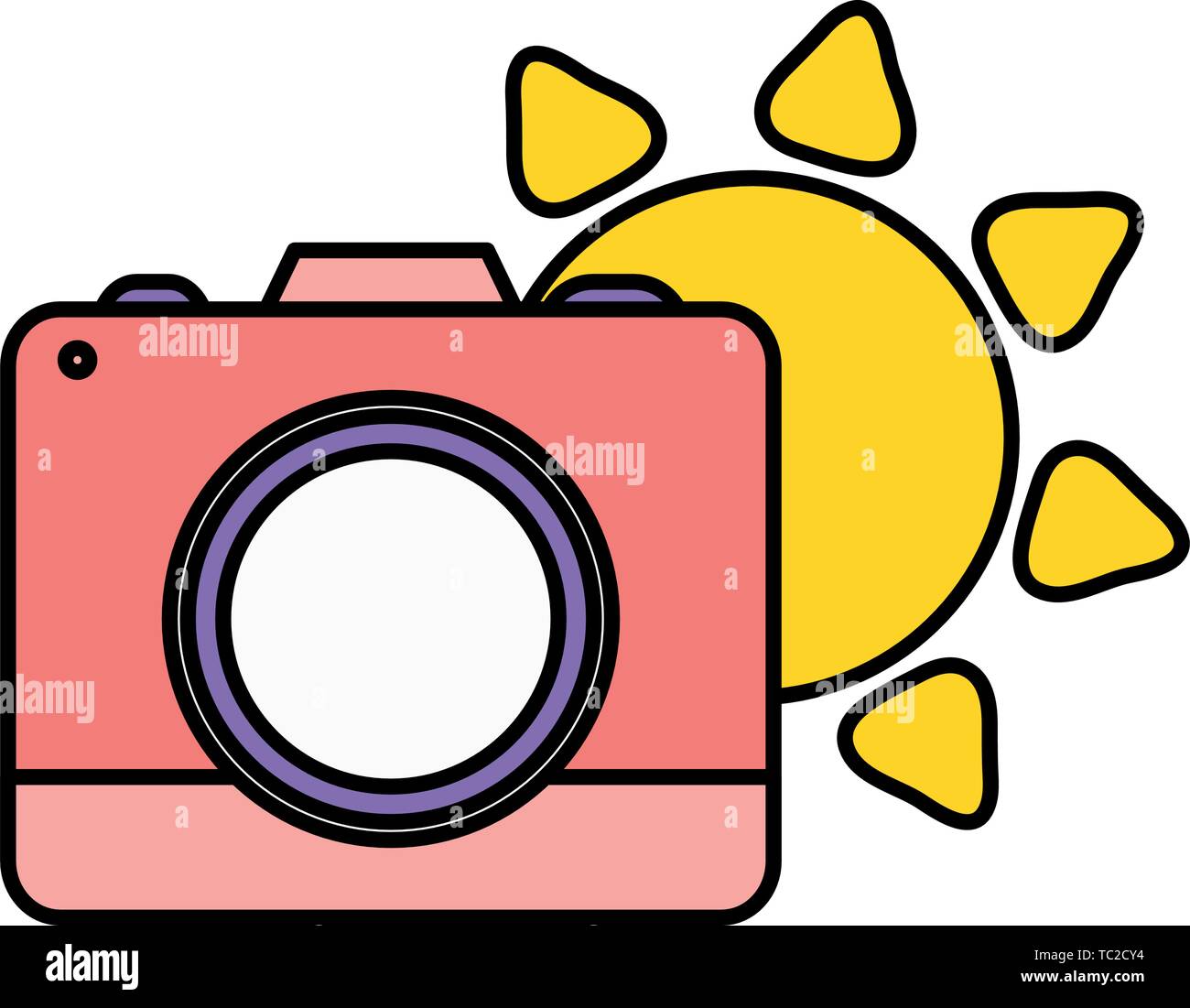 Photographing the weather Stock Vector Images - Alamy