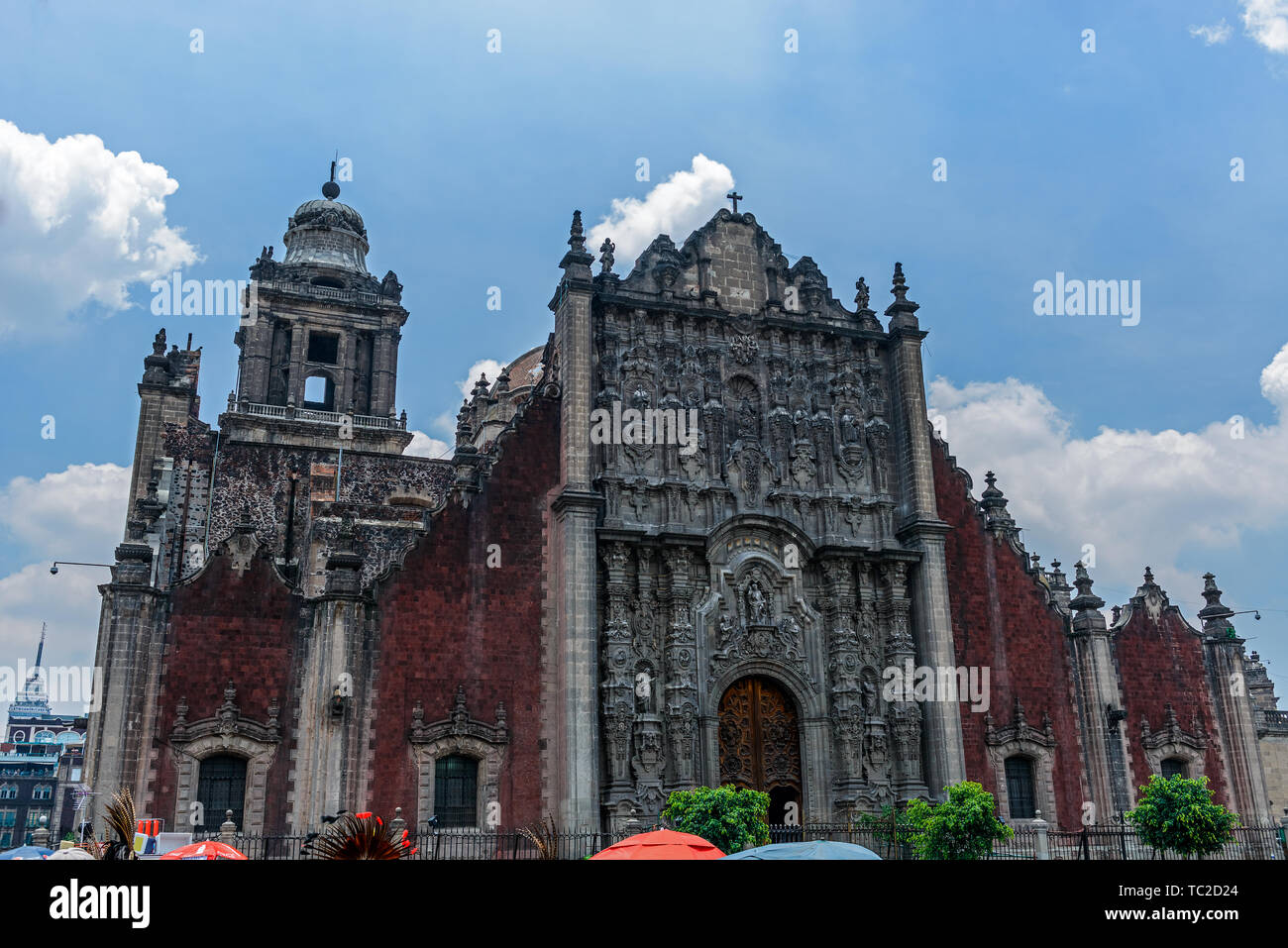 The Metropolitan Cathedral of the Assumption of Mary of Mexico City is ...