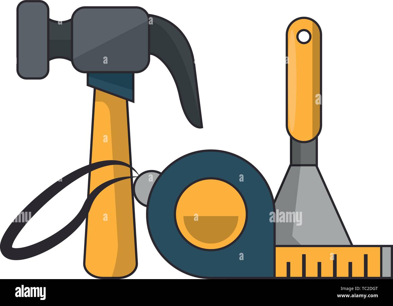 tools set collection workshop icons cartoon Stock Vector Image & Art ...