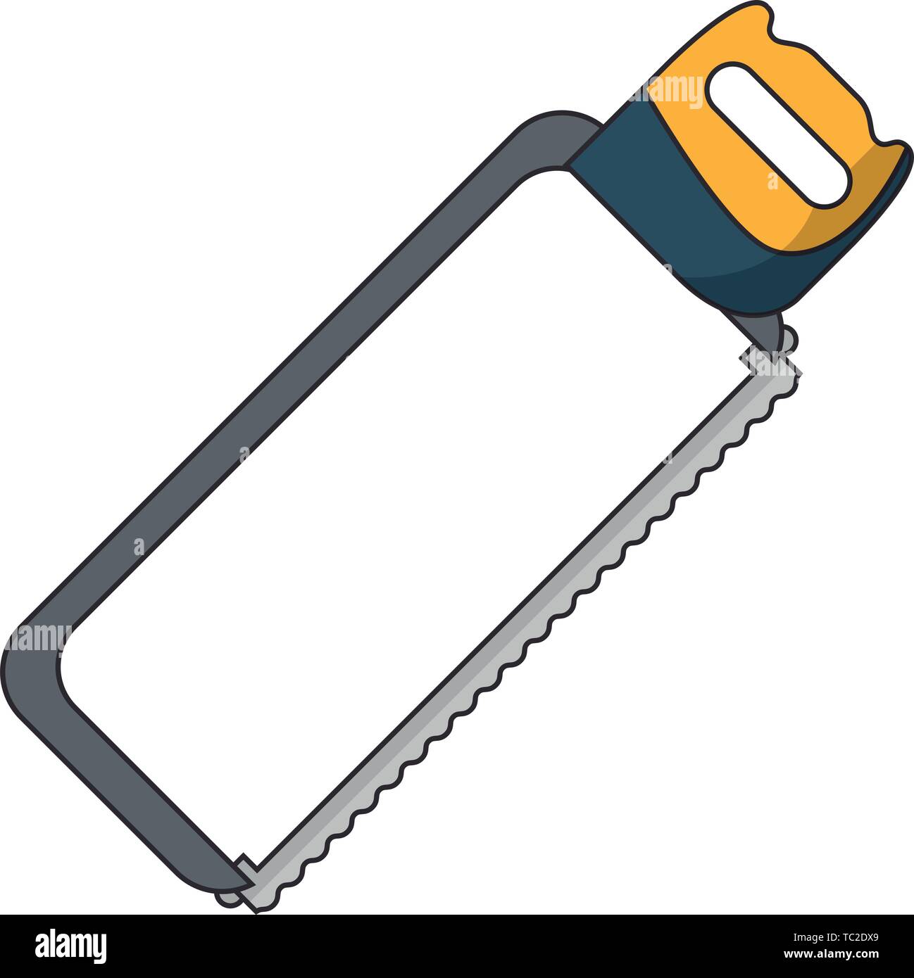 Cartoon Hacksaw Stock Vector Images - Alamy