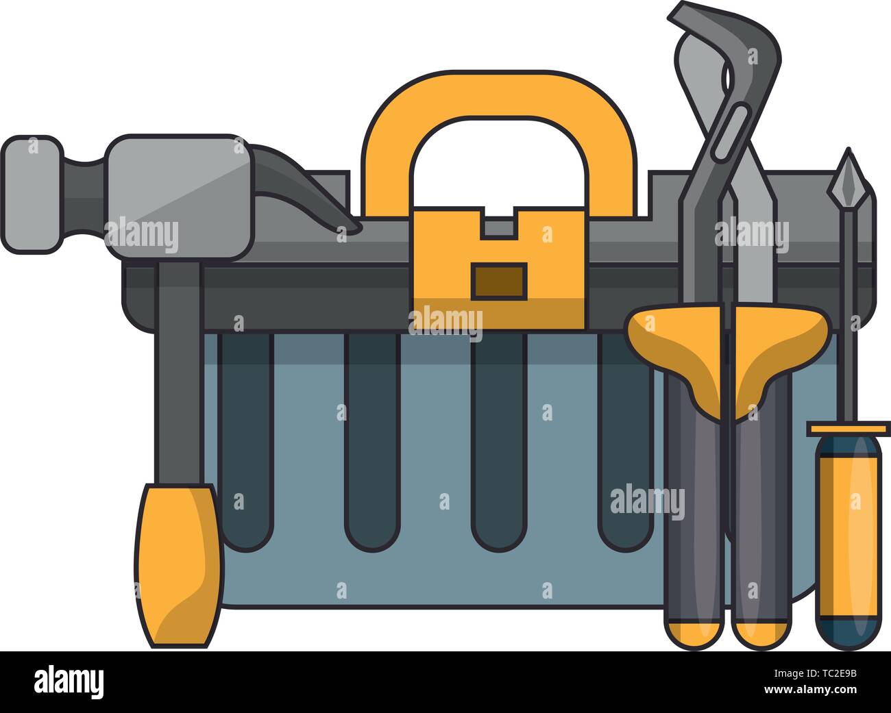 tools set collection workshop icons cartoon Stock Vector Image & Art ...