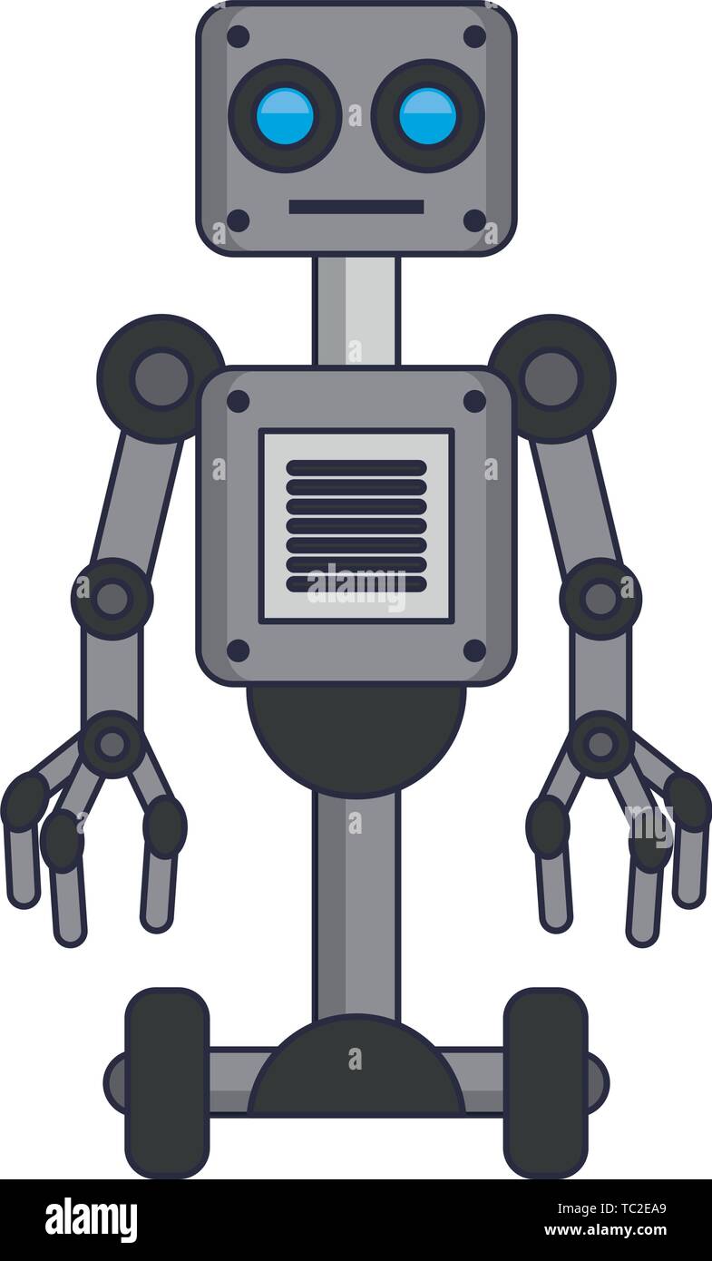 electric robot icon cartoon isolated Stock Vector Image & Art - Alamy