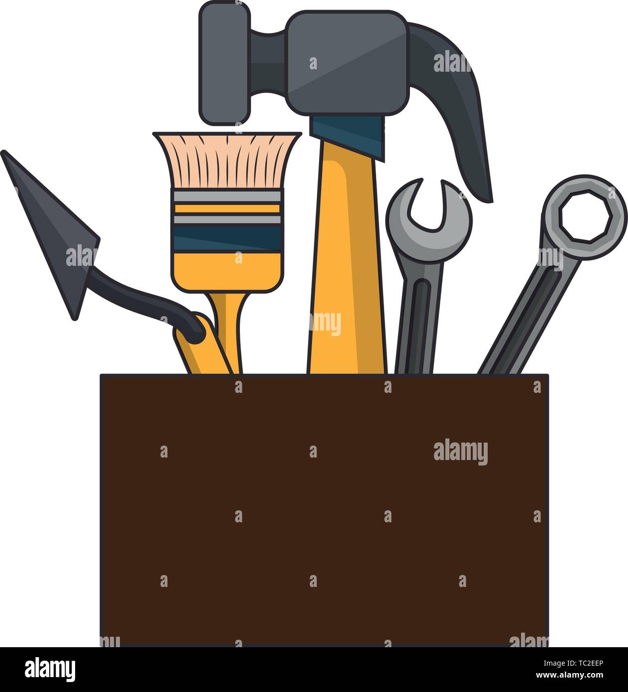 tools set collection workshop icons cartoon Stock Vector Image & Art ...