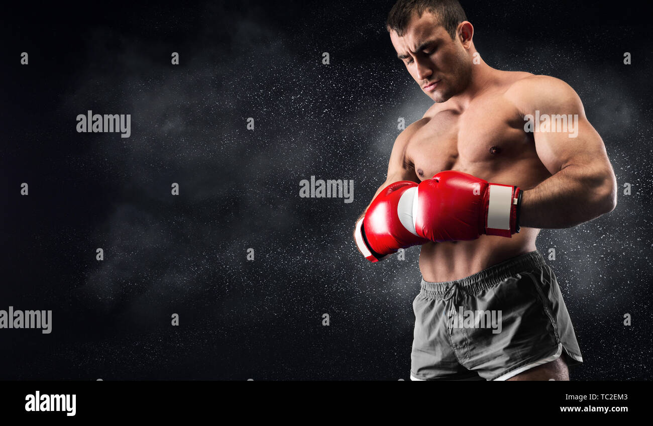 Sport athlete boxer boxing man male hi-res stock photography and images ...