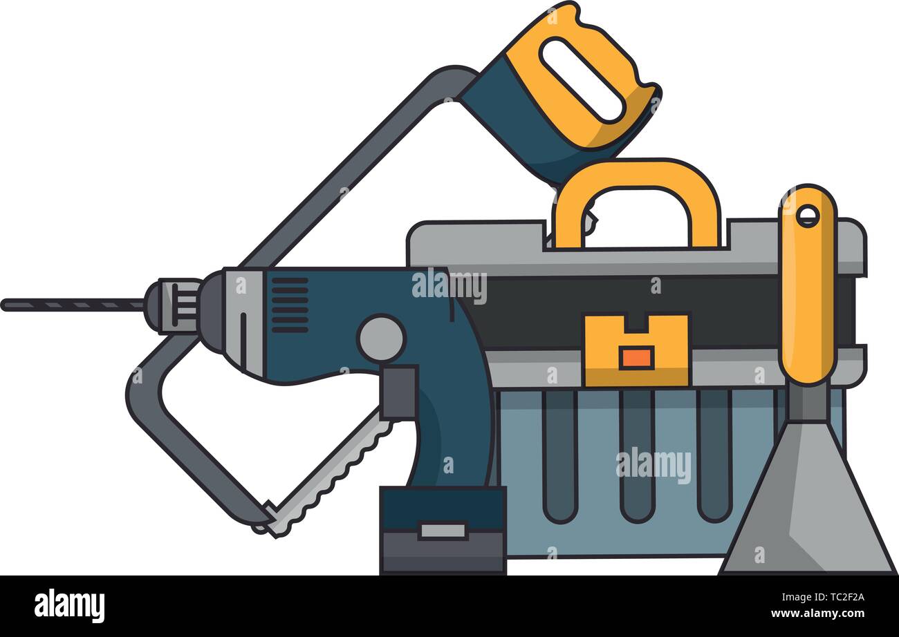 tools set collection workshop icons cartoon Stock Vector Image & Art ...