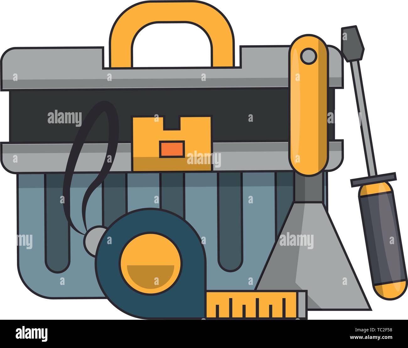 tools set collection workshop icons cartoon Stock Vector Image & Art ...