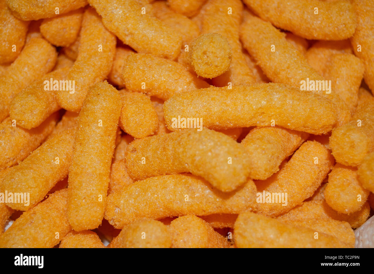 flips snack background and close up Stock Photo - Alamy