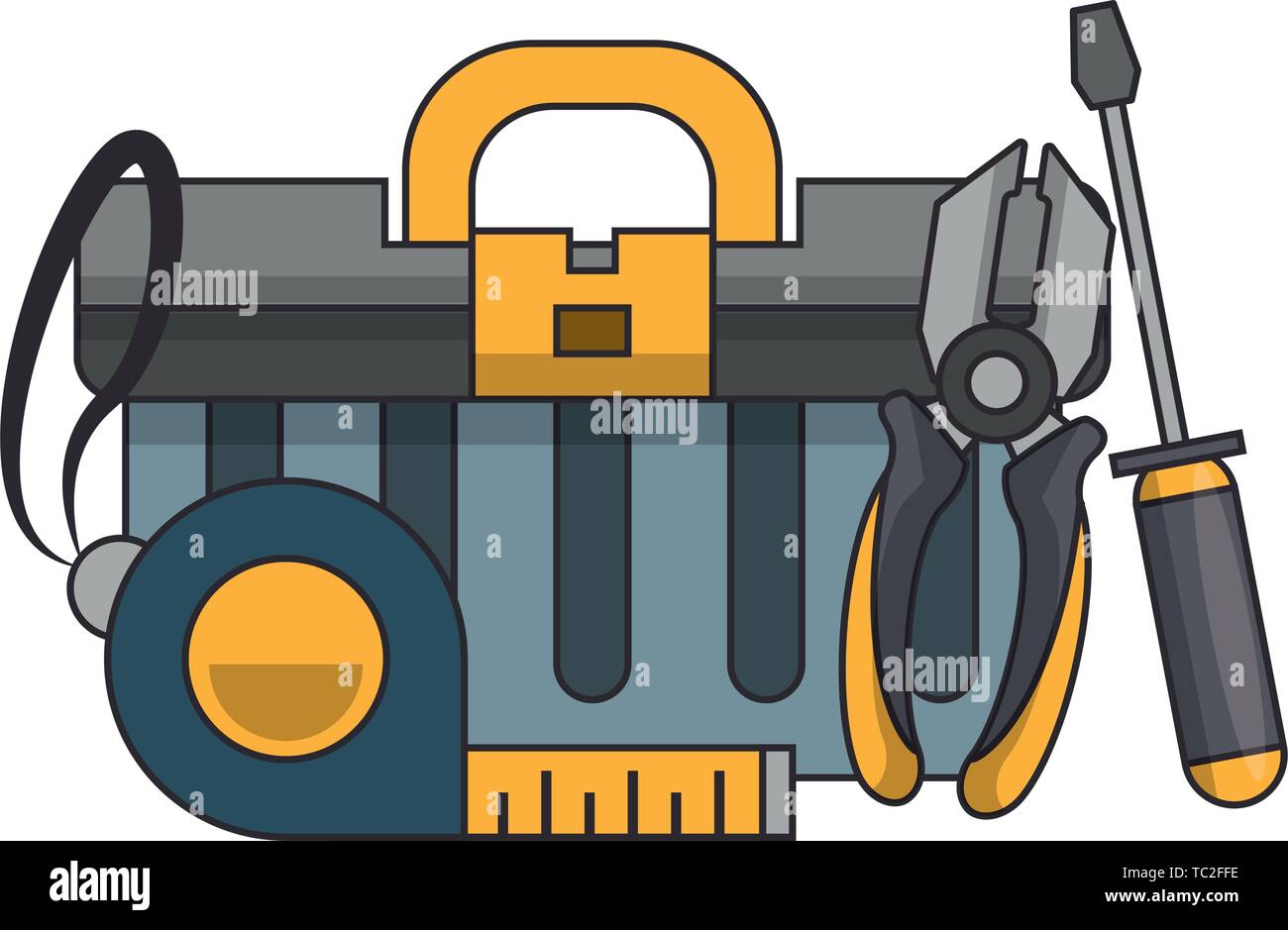 tools set collection workshop icons cartoon Stock Vector Image & Art ...