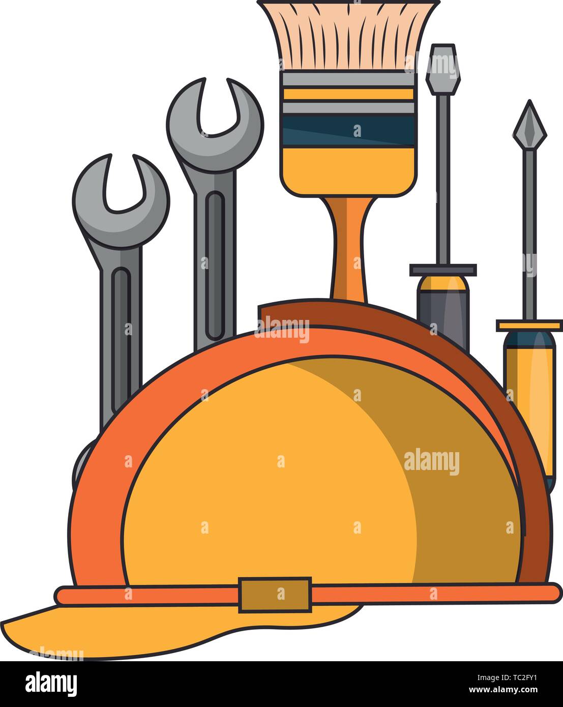 tools set collection workshop icons cartoon Stock Vector Image & Art ...