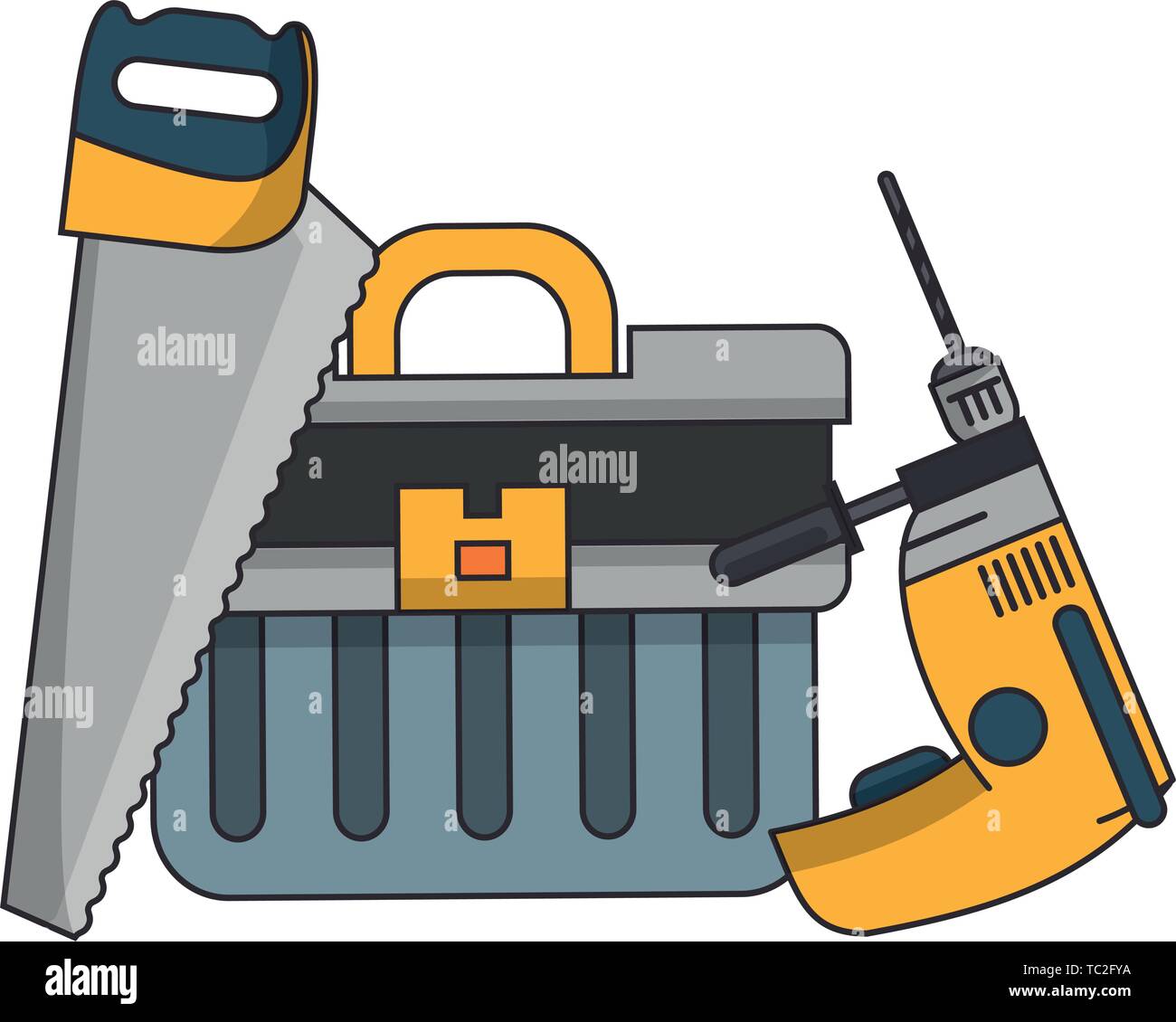 tools set collection workshop icons cartoon Stock Vector Image & Art ...