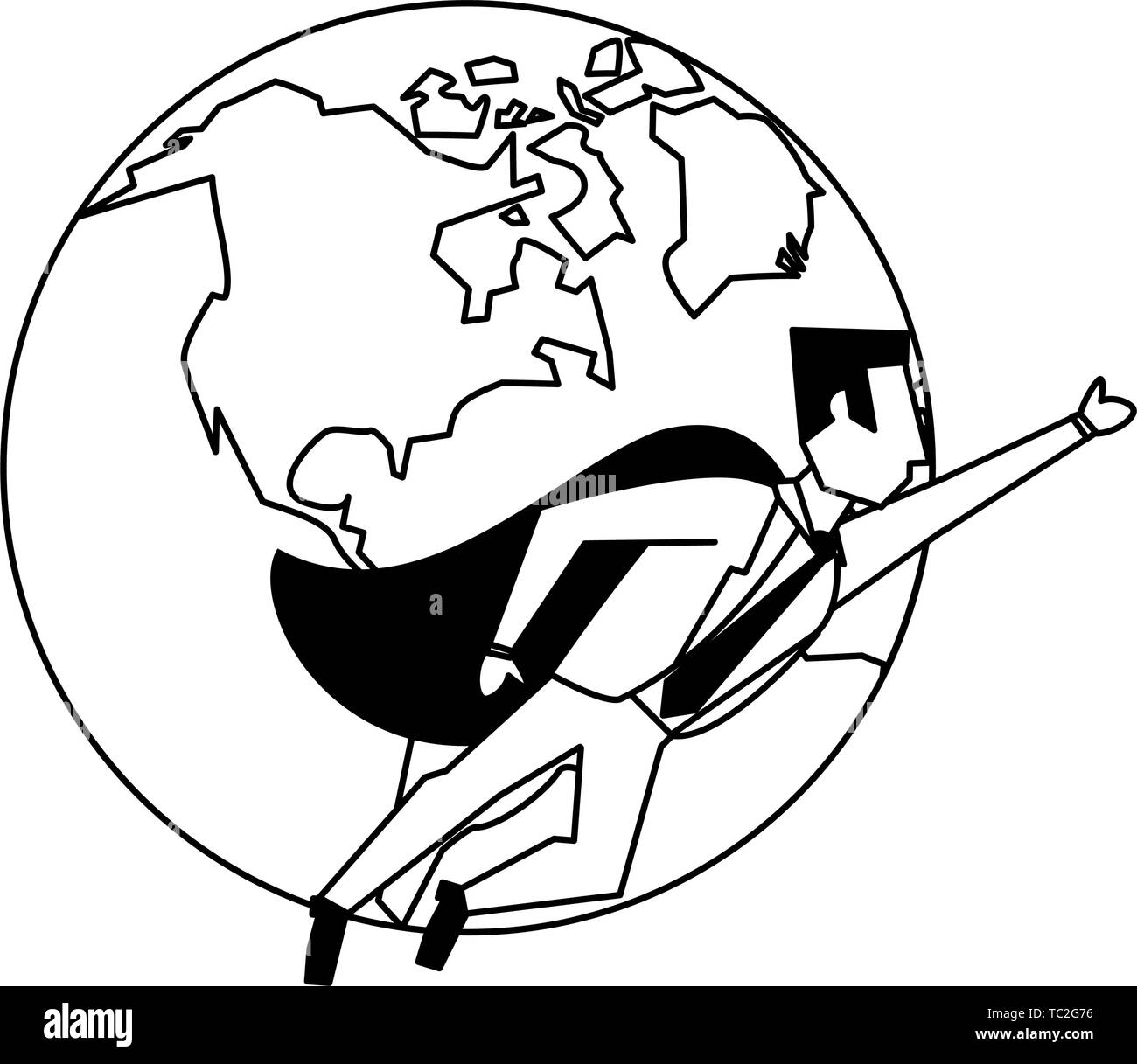 Successful businessman avatar in Stock Vector Images - Alamy