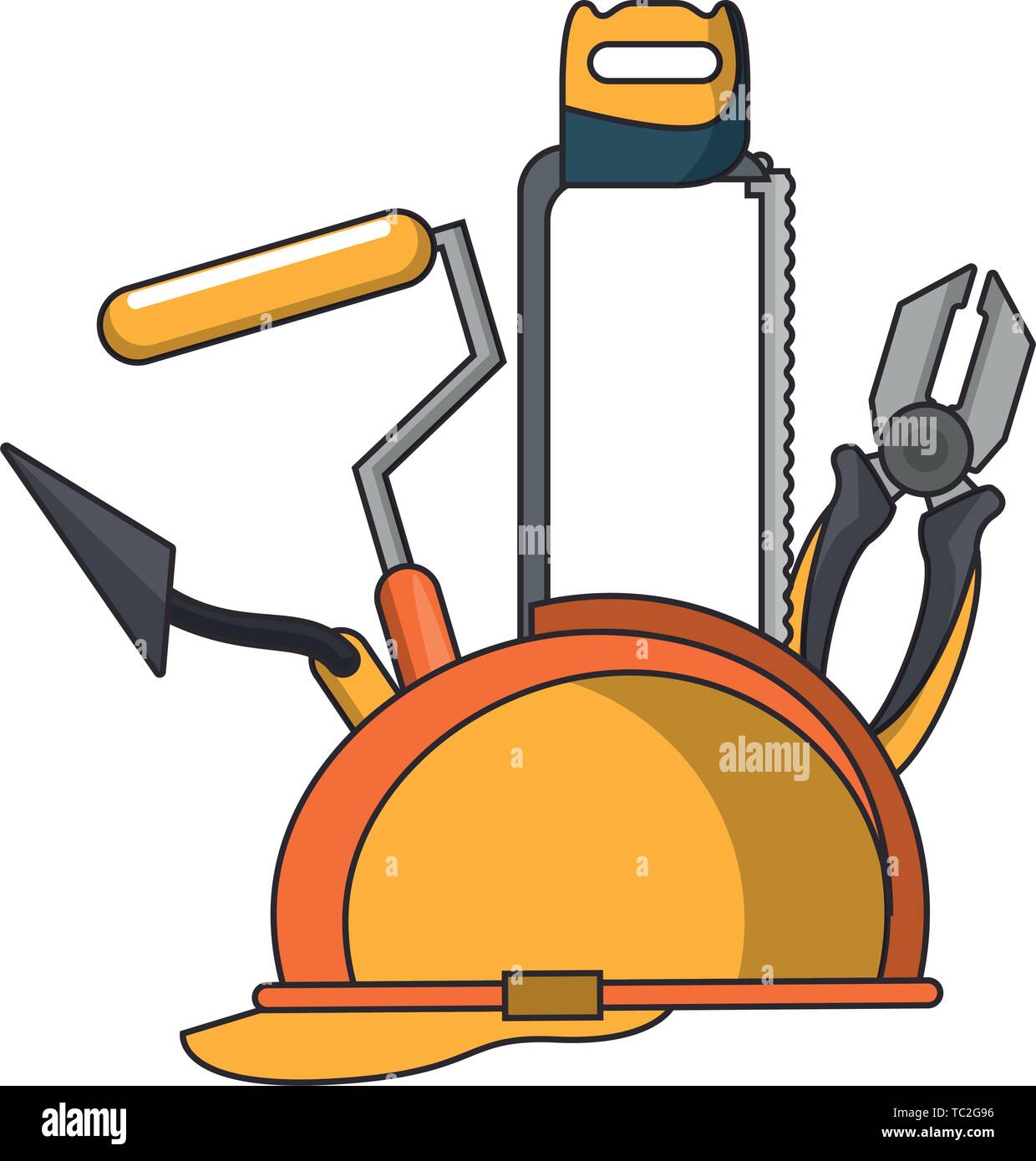 tools set collection workshop icons cartoon Stock Vector Image & Art ...