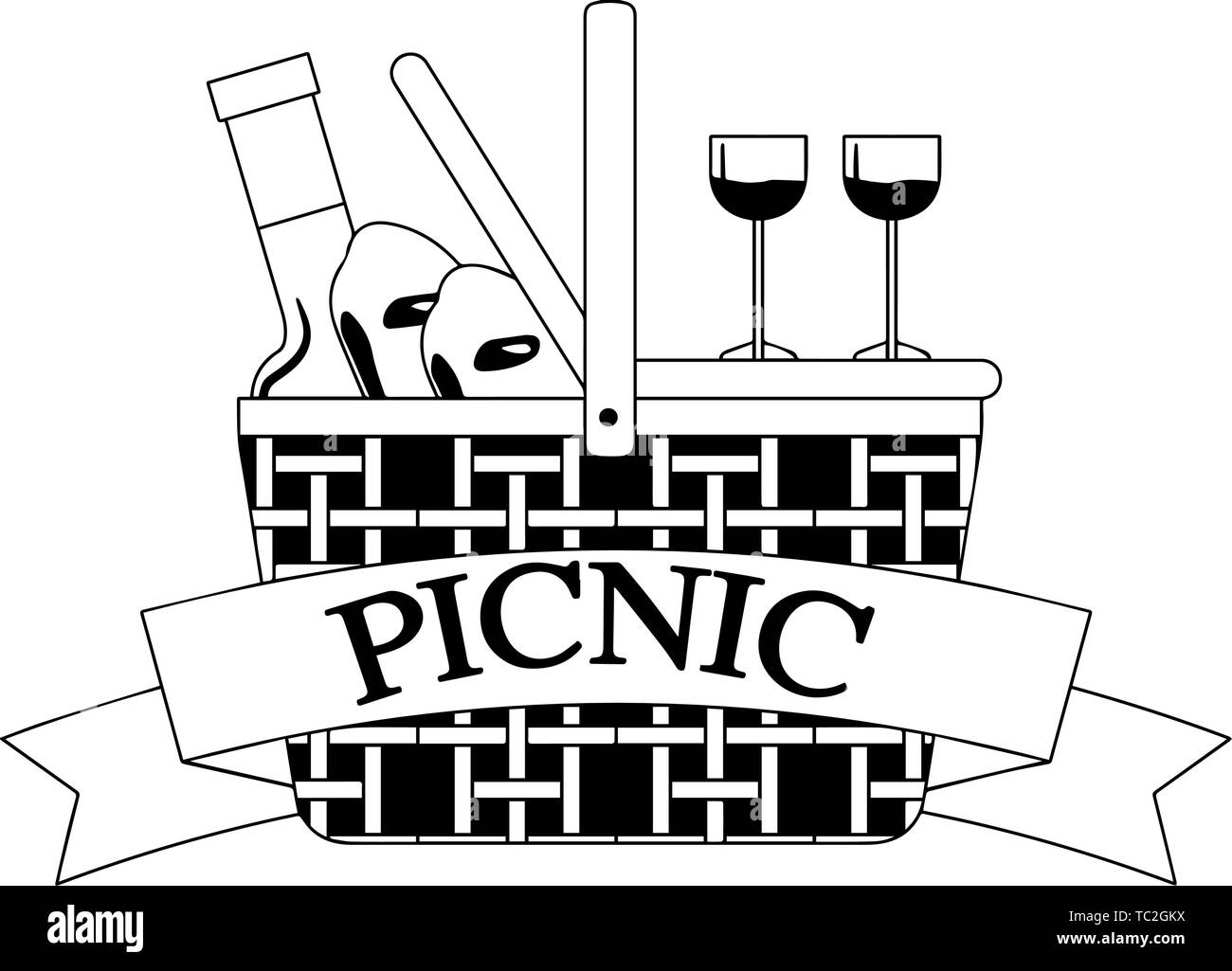 Bread and wine Stock Vector Images - Alamy