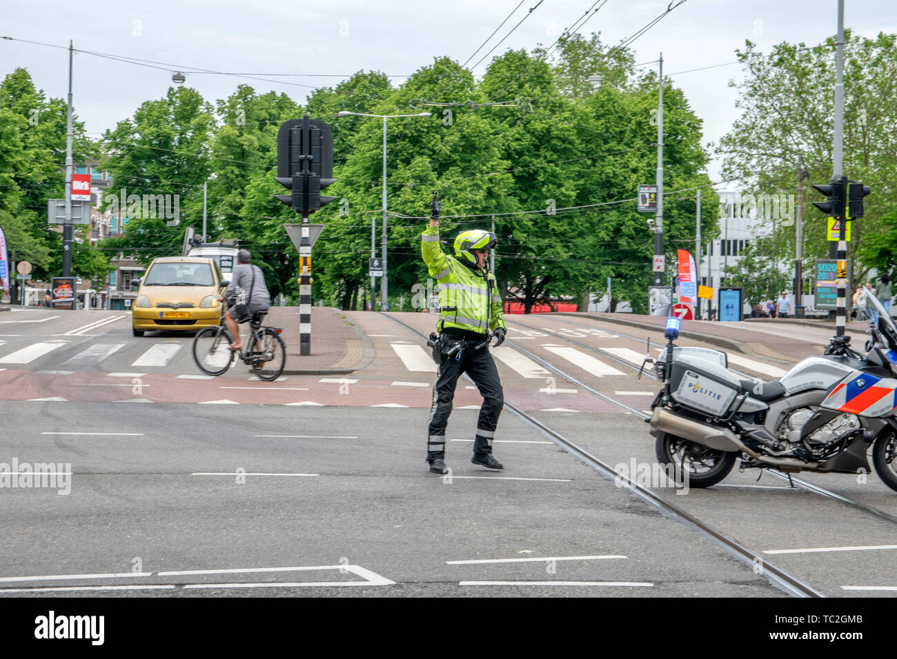 Police dutch holland netherlands bike hi-res stock photography and ...
