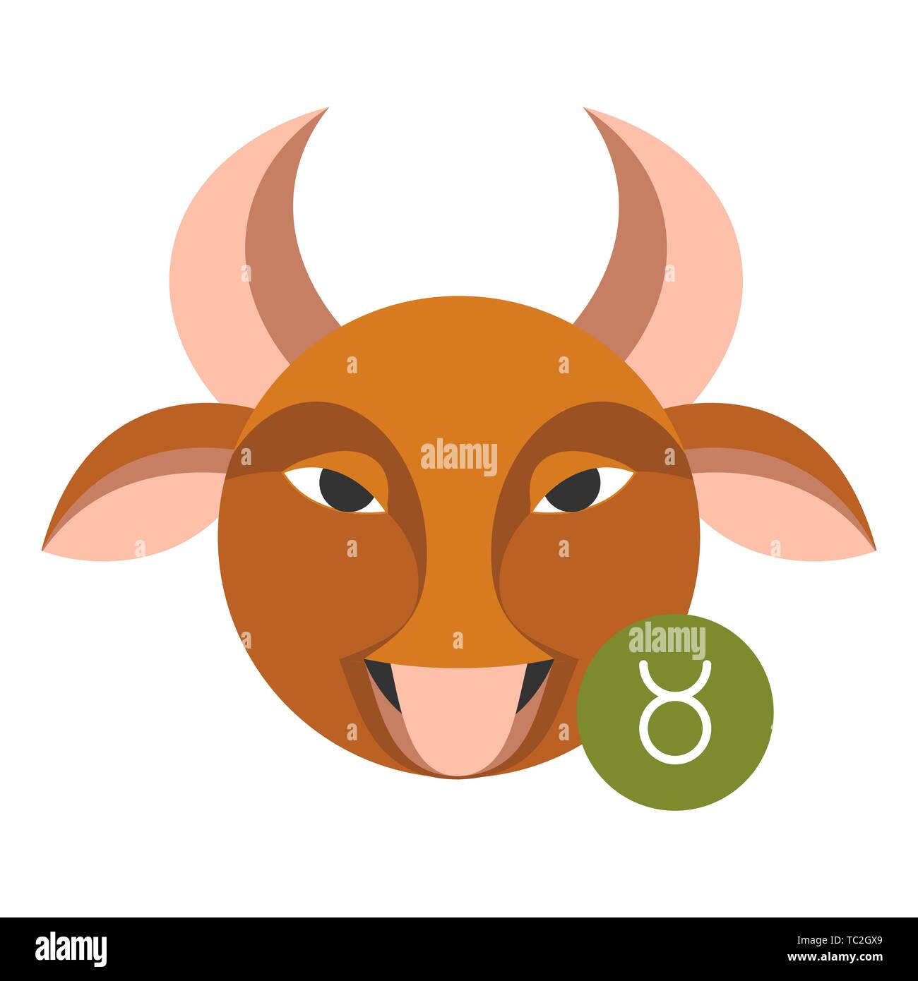 Taurus astrology Stock Vector Images - Alamy