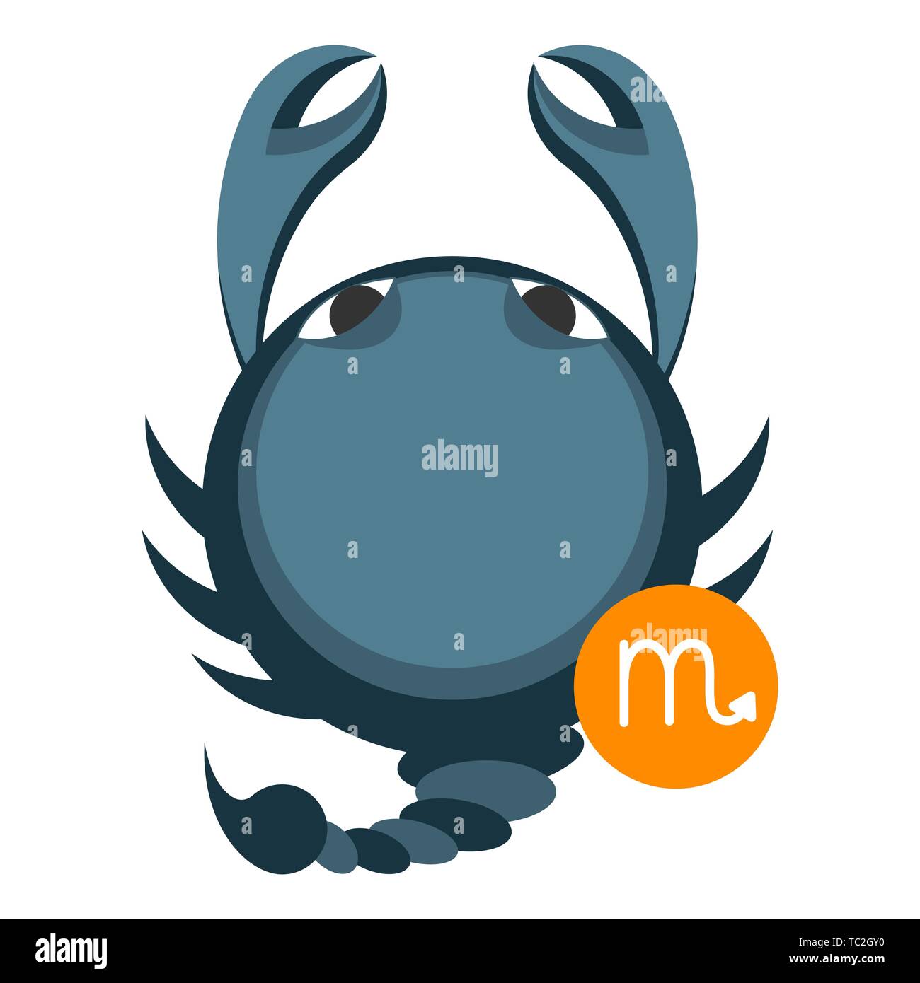 Scorpius or scorpio astrology sign isolated on white. Horoscope symbol ...