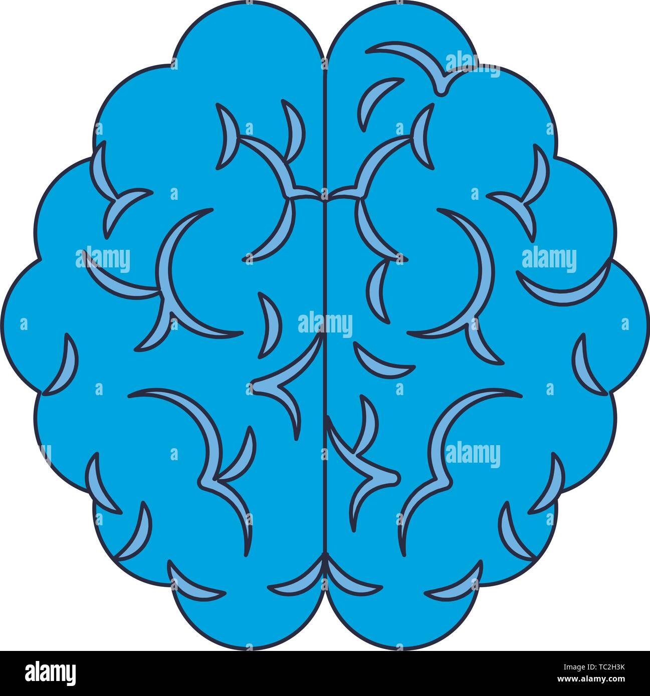 Human brain cartoon top hi-res stock photography and images - Alamy