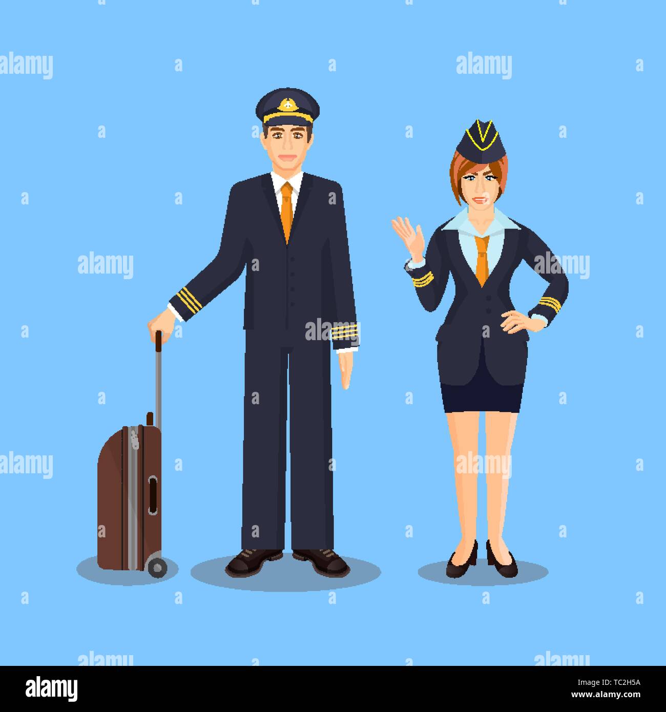 Team captain woman copilot hi-res stock photography and images - Alamy